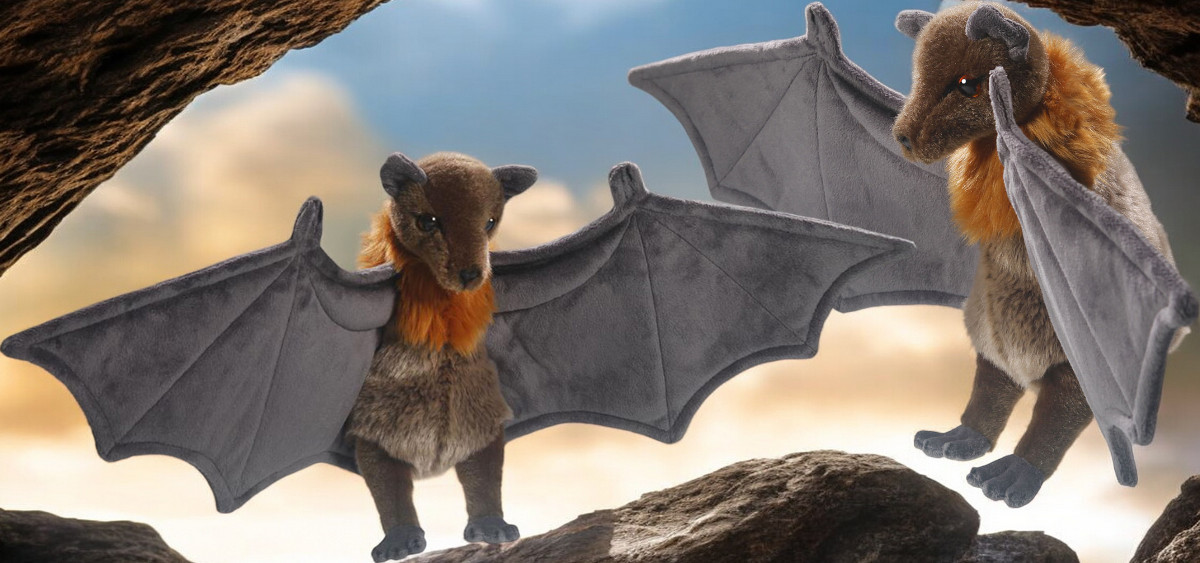 Soft Toy Flying Fox - Stuffed Animals | Carl Dick | Plueschtier.de