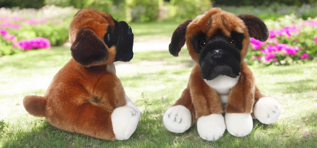 Soft Toy Boxer Dogs - Stuffed Animals | Plueschtier.de