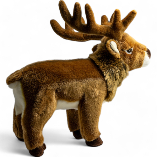 Deer, Stag standing | Soft Toy - Stuffed Animal | Plueschtier.de